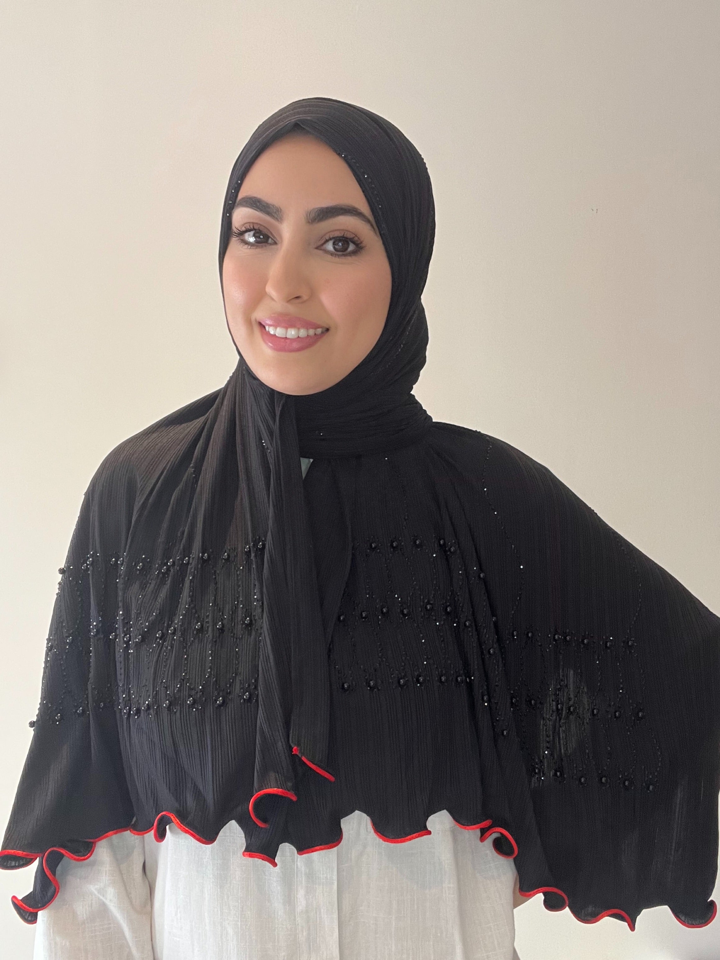 hijab pearly strass perles – Hijab by f